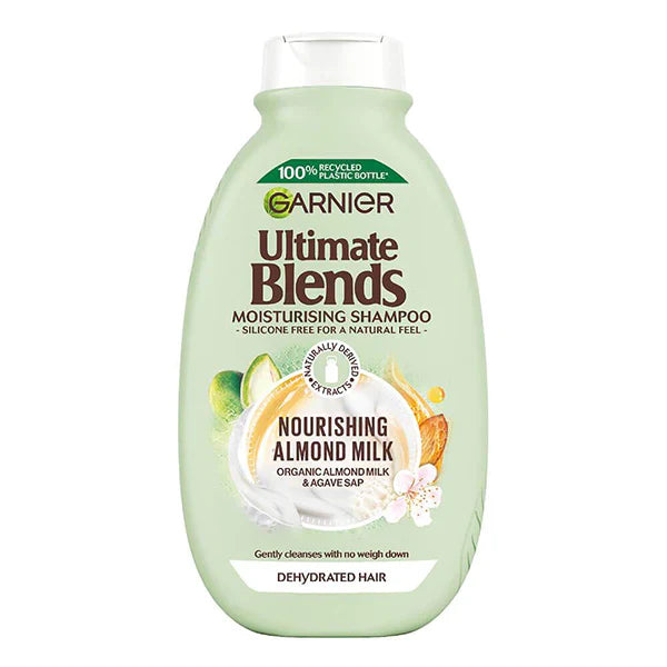 Garnier Ultimate Blends Moisturizing Nourishing Almond Milk Shampoo ...